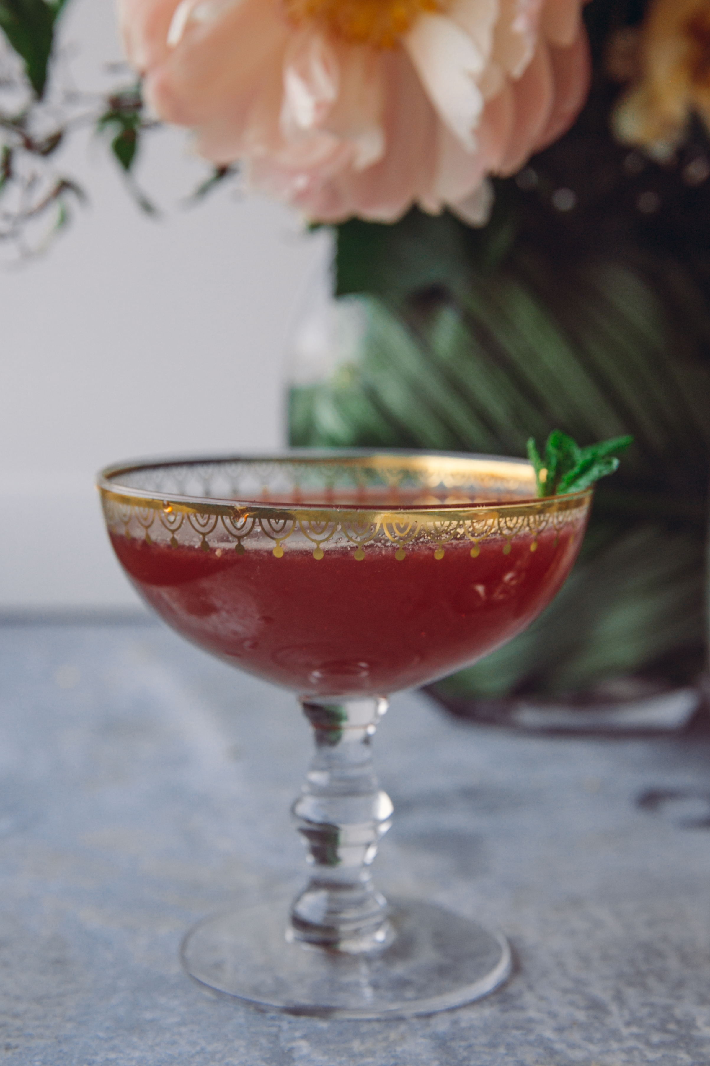 Pomegranate Ginger Red Carpet Cocktail — double thyme