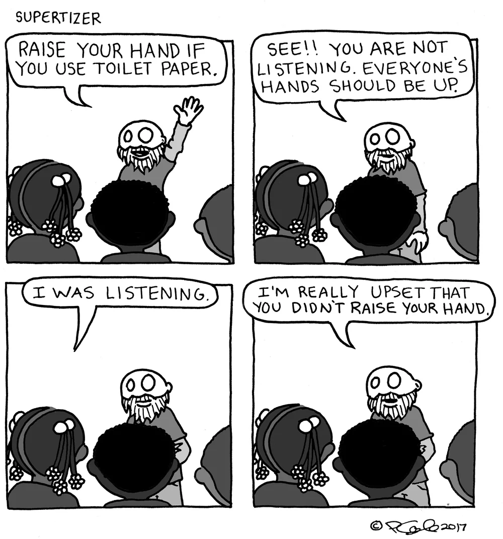 Not Listening Cartoon
