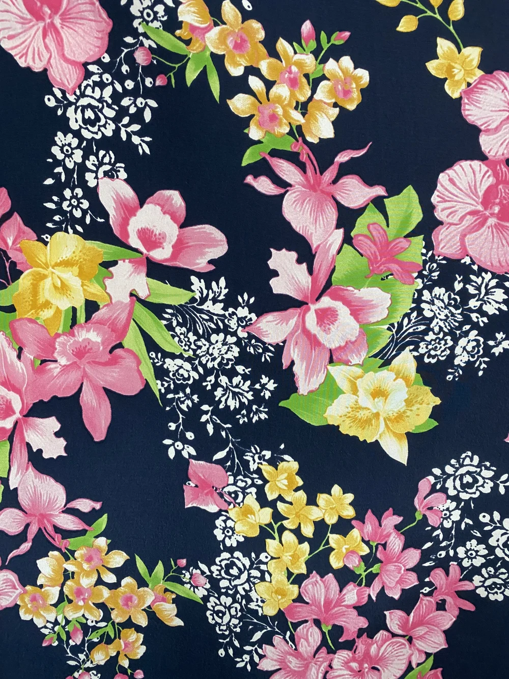 Yellow And Pink Floral Pattern