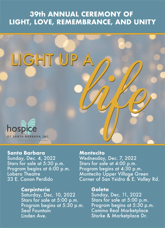 Light up a Life — Hospice of Santa Barbara