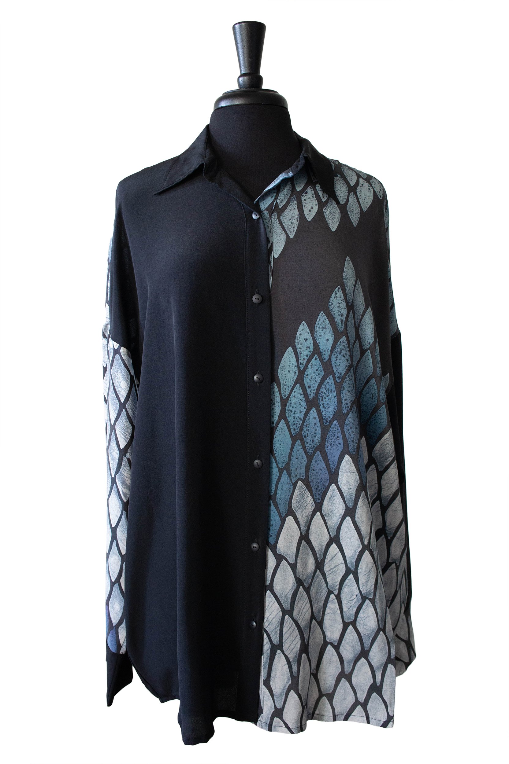 Batik Long Sleeve Silk Shirts — ginapannorfi.comGina Pannorfi