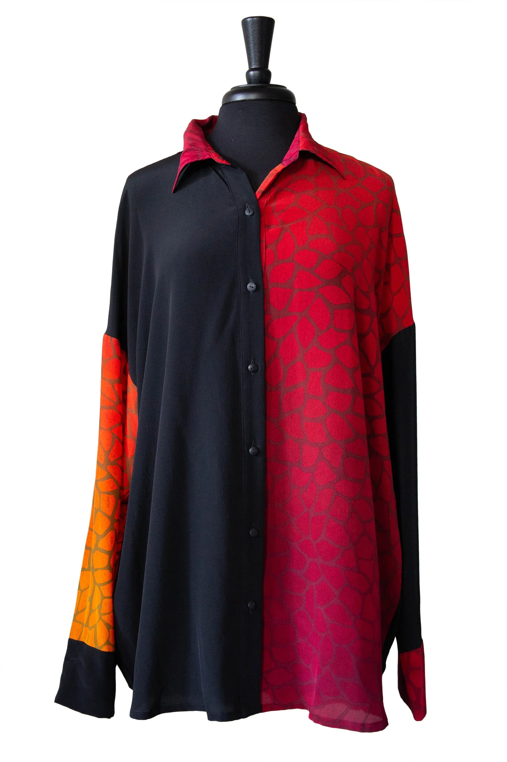 Batik Long Sleeve Silk Shirts — ginapannorfi.comGina Pannorfi