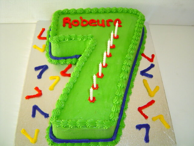 7th Birthday Cake For Boys