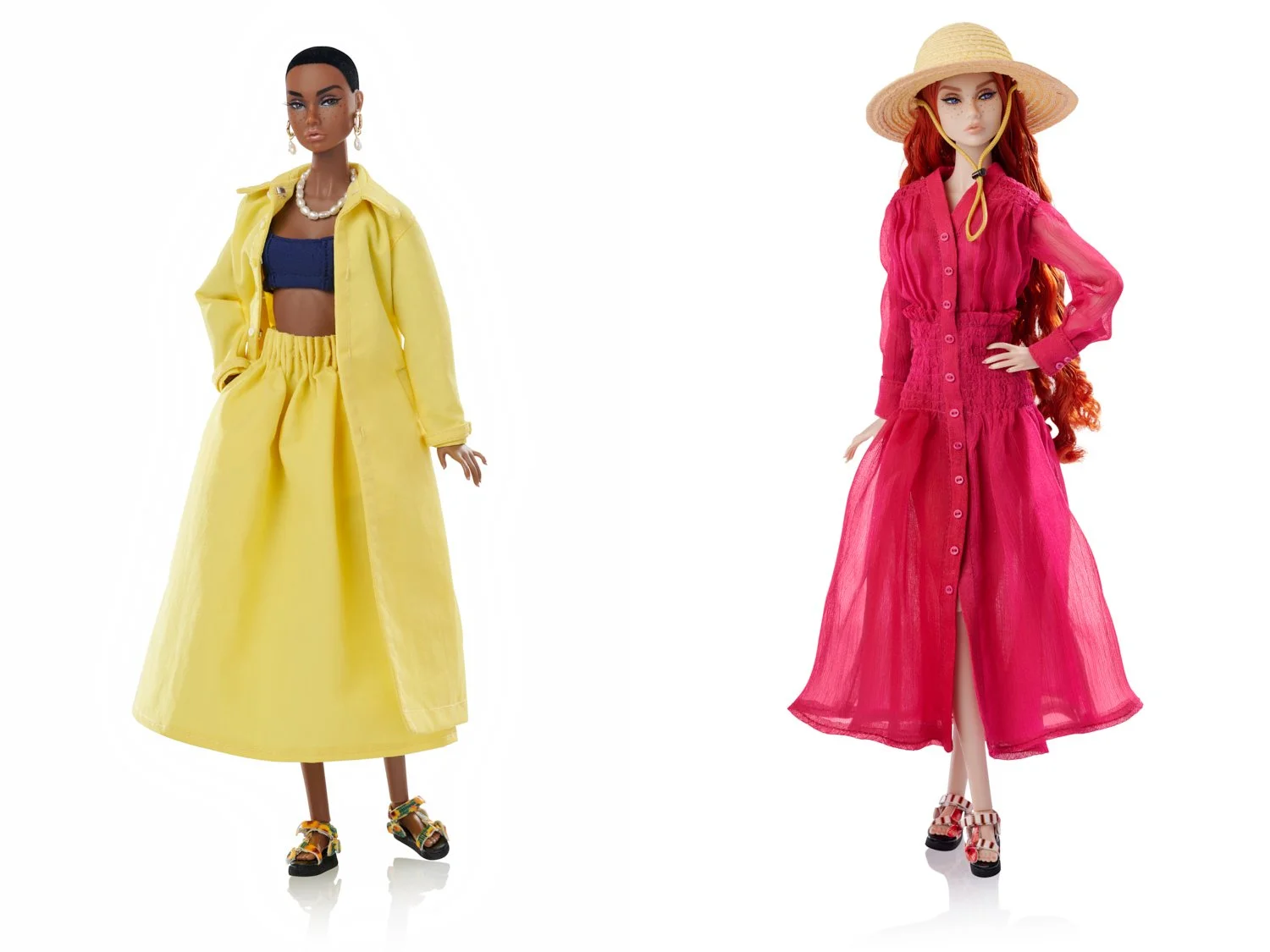 Jason Wu Poppy Parker Spring 2021 pair of dolls — Fashion Doll Chronicles