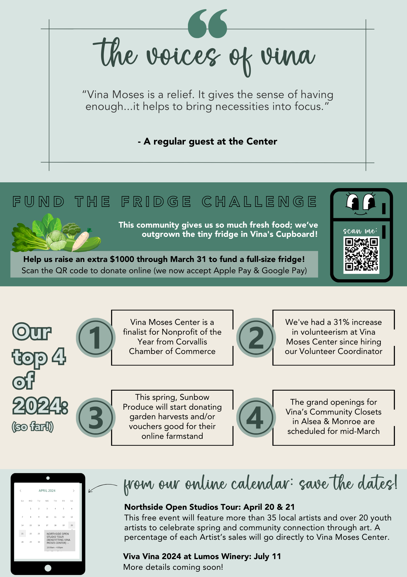 Digital Newsletter Feb 2024 — Vina Moses Center