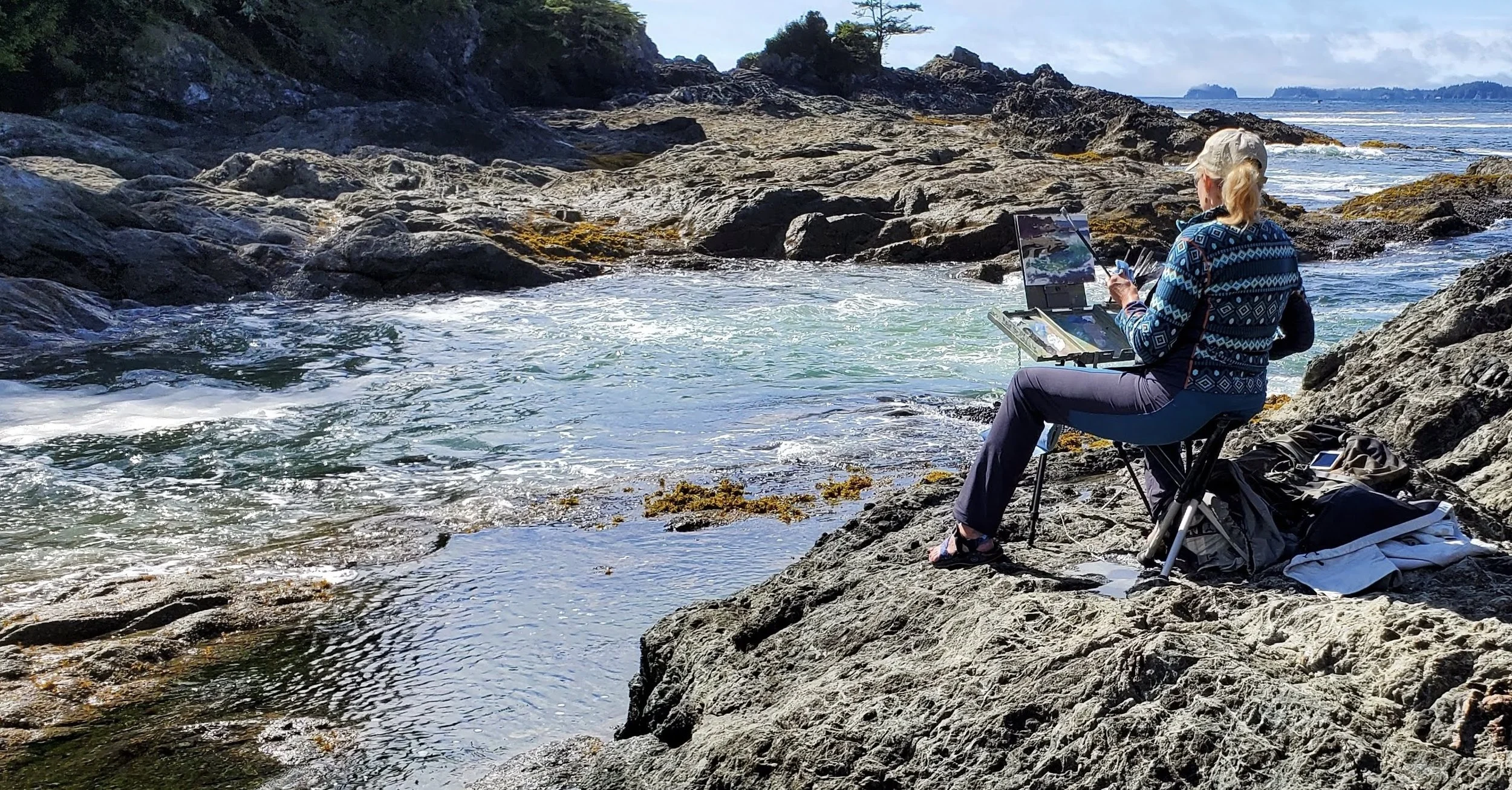 Gaye Adams " Waves and water - the west coast seascape" — Dene Croft
