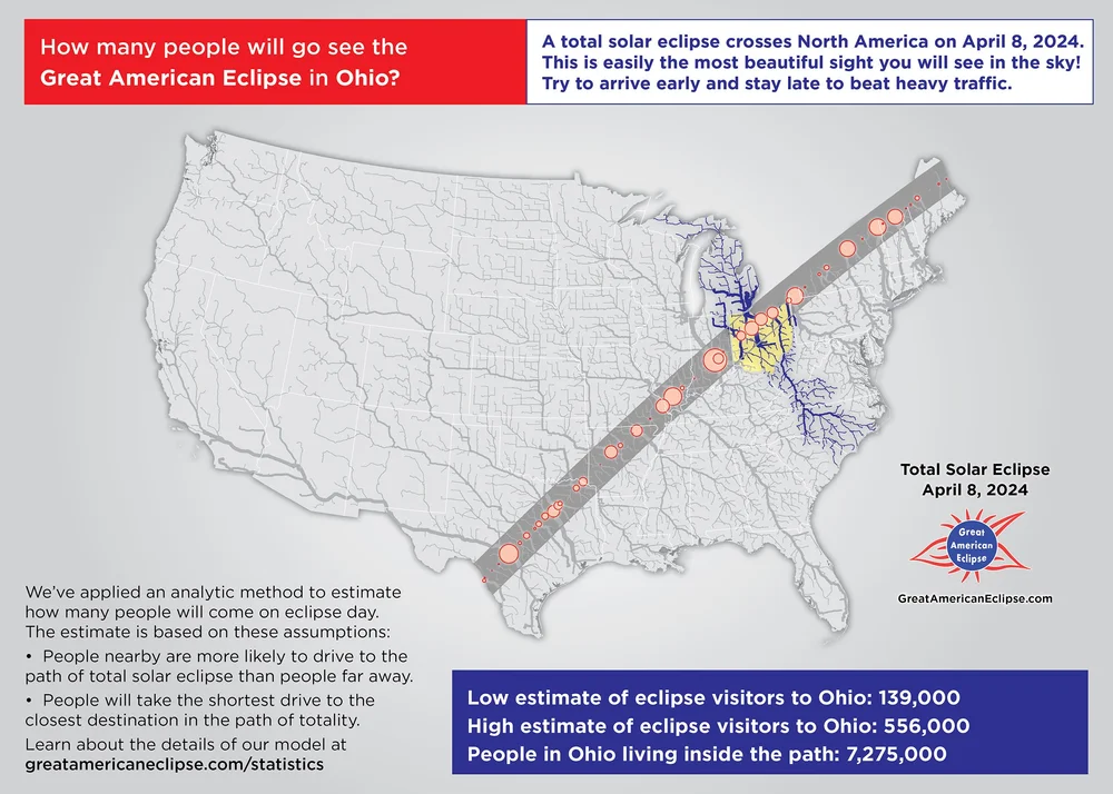 Total Solar Eclipse 2024 Ohio — Great American Eclipse