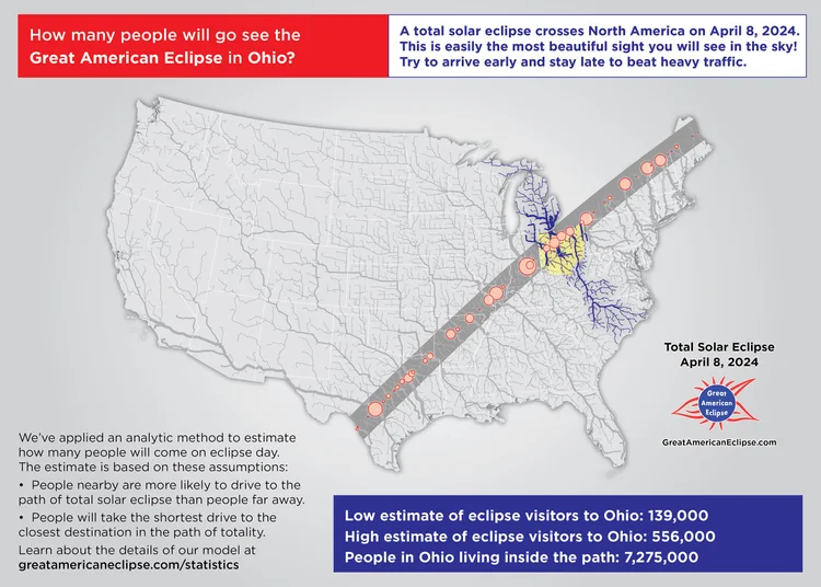 Total Solar Eclipse 2024 Ohio — Great American Eclipse