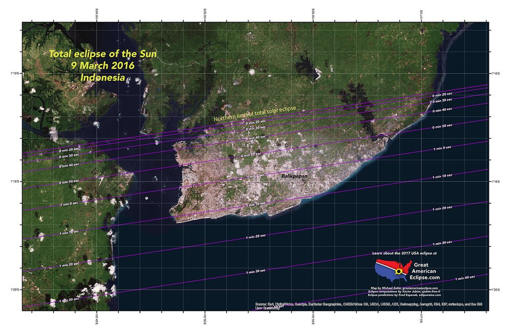 March 9, 2016 Total Solar Eclipse — Great American Eclipse