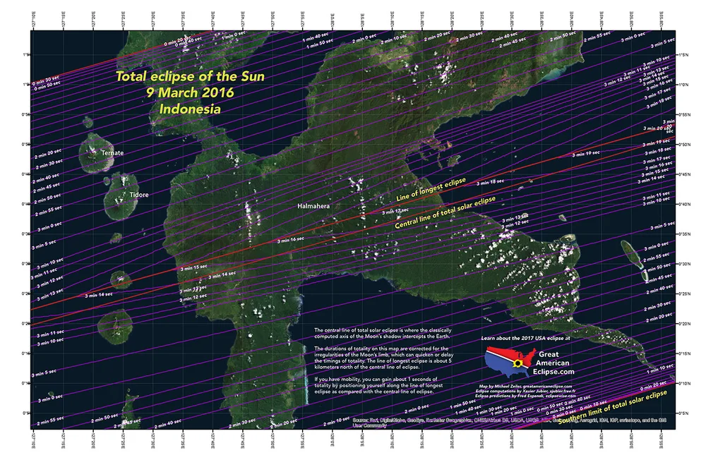 March 9, 2016 Total Solar Eclipse — Great American Eclipse