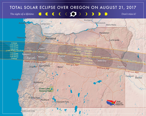 Oregon eclipse — Great American Eclipse