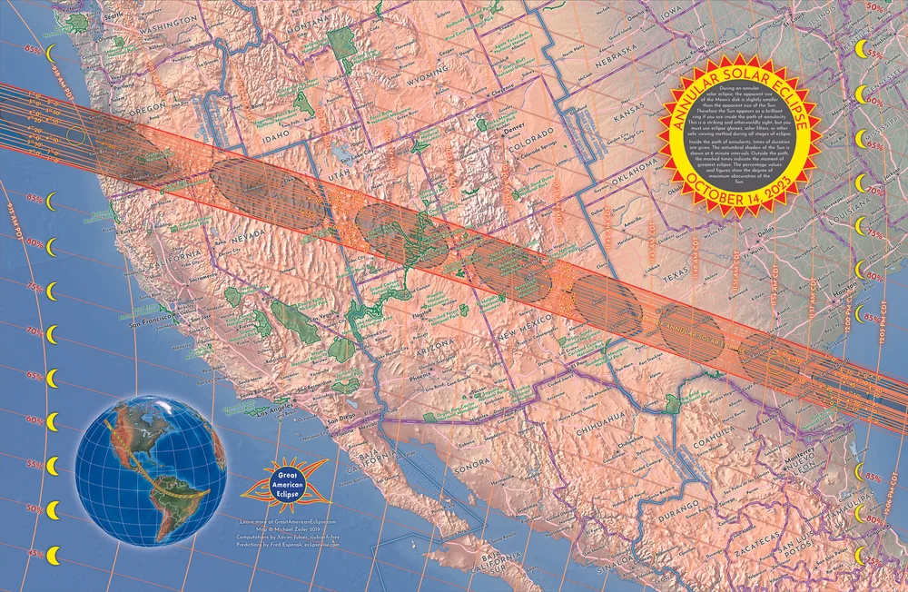 October 14, 2023 Annular Solar Eclipse — Great American Eclipse