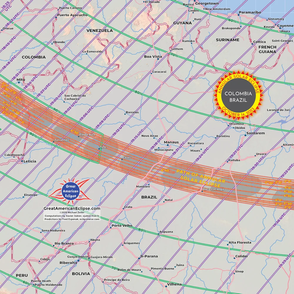 October 14, 2023 Annular Solar Eclipse — Great American Eclipse
