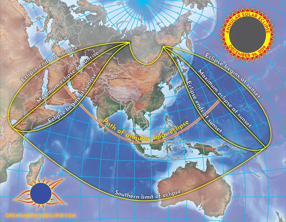 2019 Dec 26 Total Solar Eclipse — Great American Eclipse