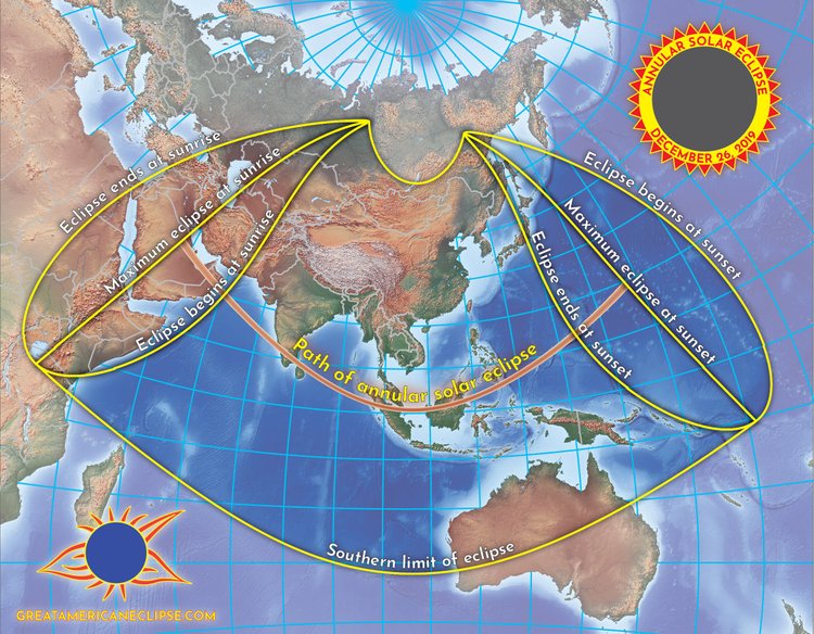 2019 Dec 26 Total Solar Eclipse — Great American Eclipse