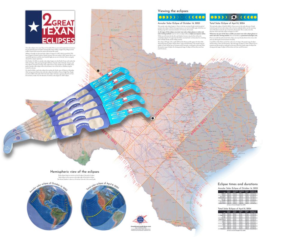 Eclipse maps and posters — Great American Eclipse