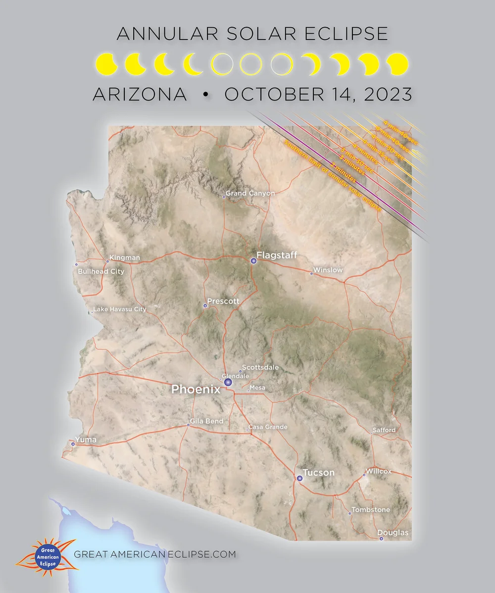 October 14, 2023 Annular Solar Eclipse — Great American Eclipse