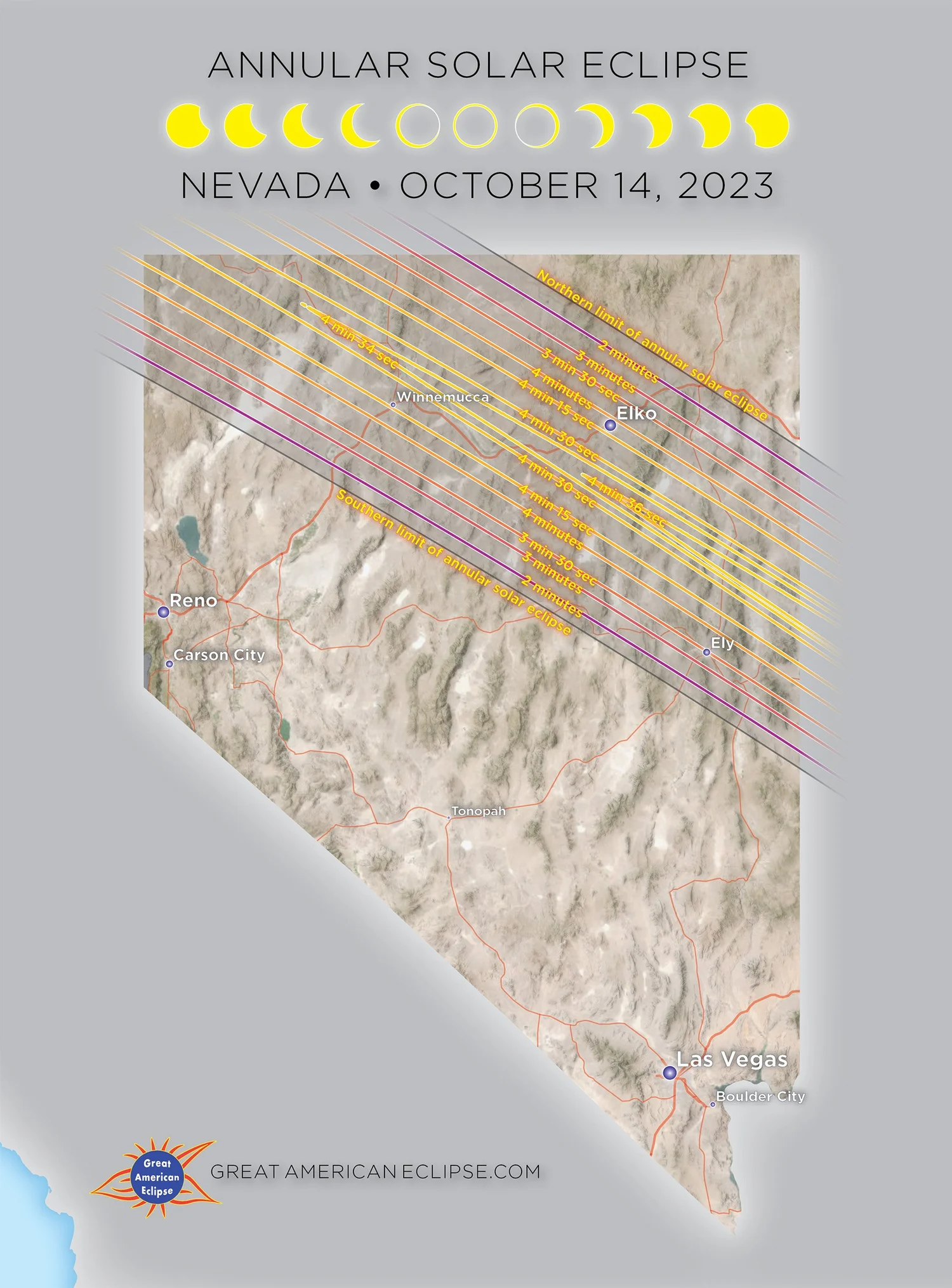October 14, 2023 Annular Solar Eclipse — Great American Eclipse