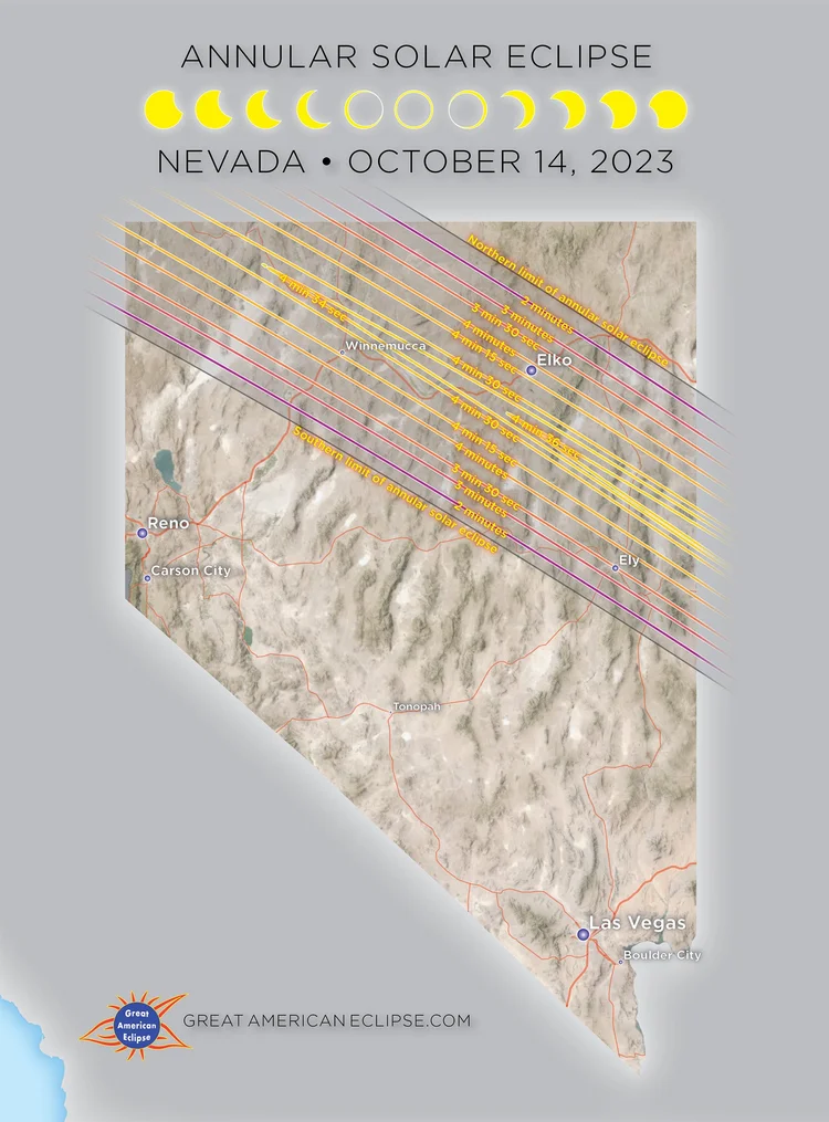 October 14, 2023 Annular Solar Eclipse — Great American Eclipse