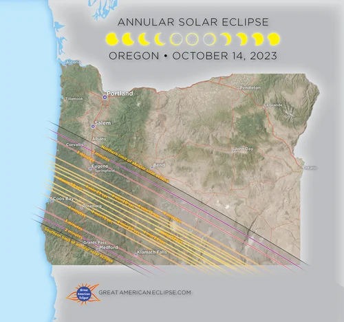 October 14, 2023 Annular Solar Eclipse — Great American Eclipse