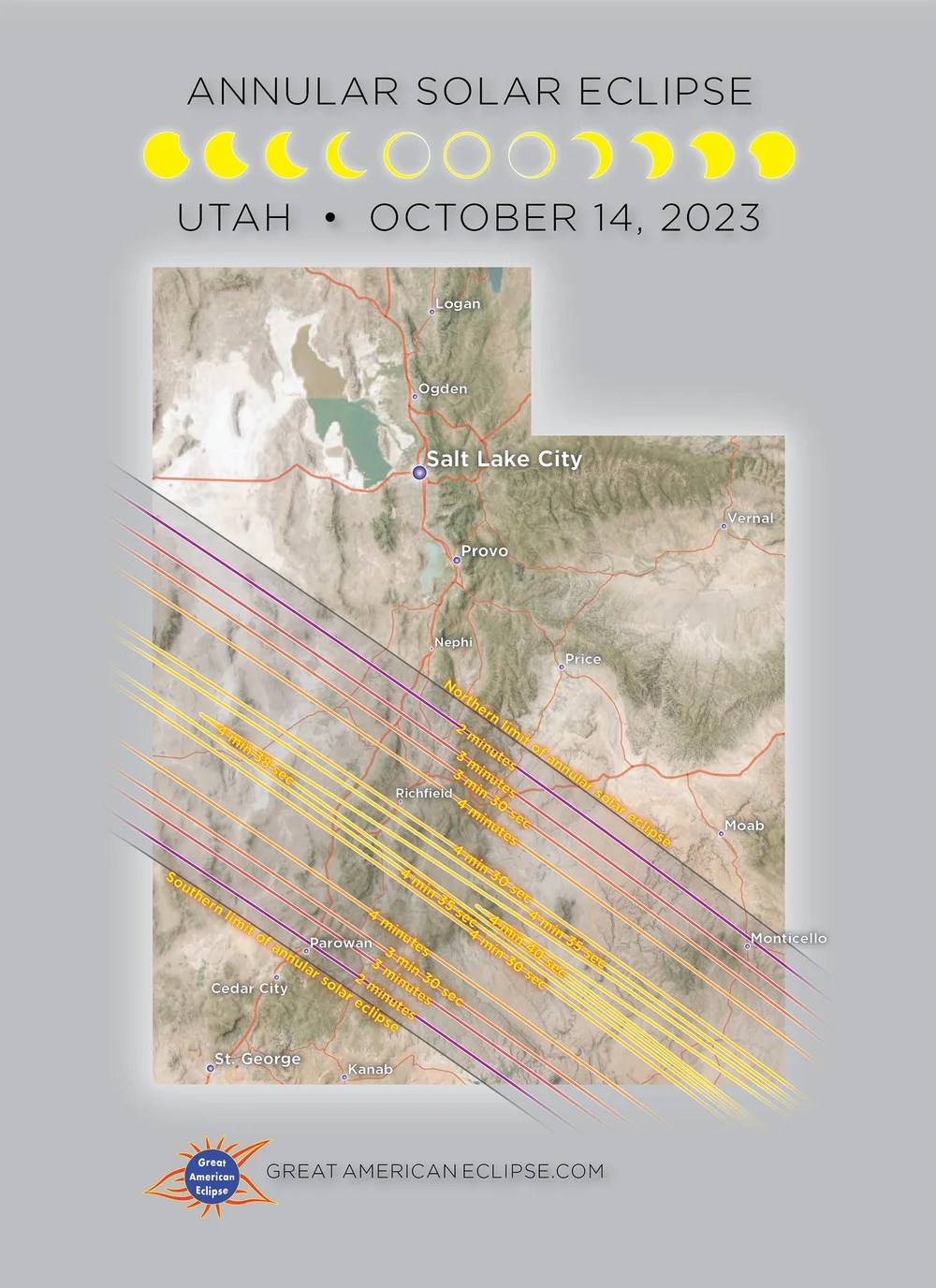 October 14, 2023 Annular Solar Eclipse — Great American Eclipse