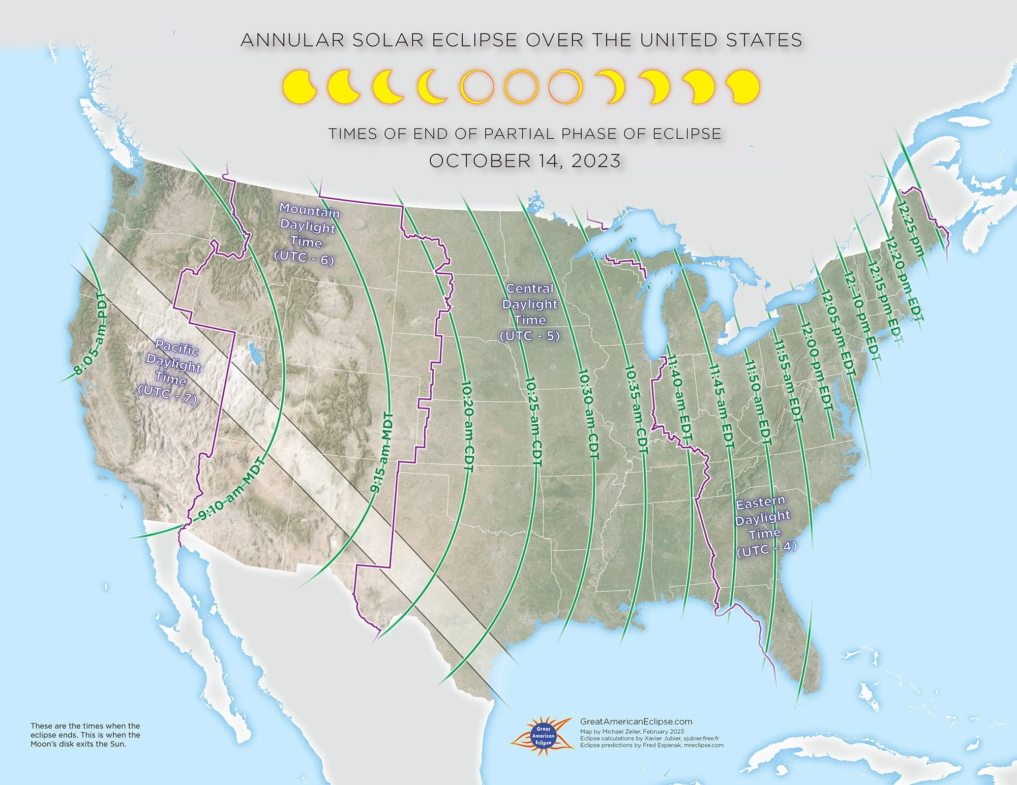 October 14, 2023 Annular Solar Eclipse — Great American Eclipse