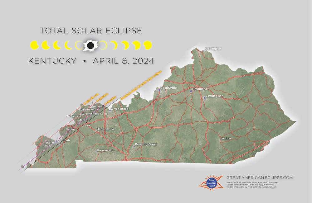 Total Solar Eclipse April 8, 2024 over the US — Great American Eclipse