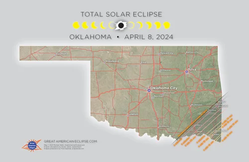 Total Solar Eclipse April 8, 2024 over the US — Great American Eclipse