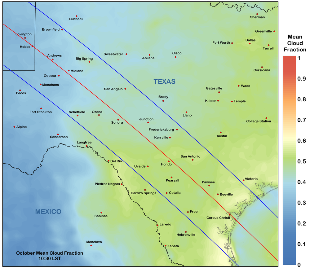 Annular solar eclipse 2023 Texas — Great American Eclipse