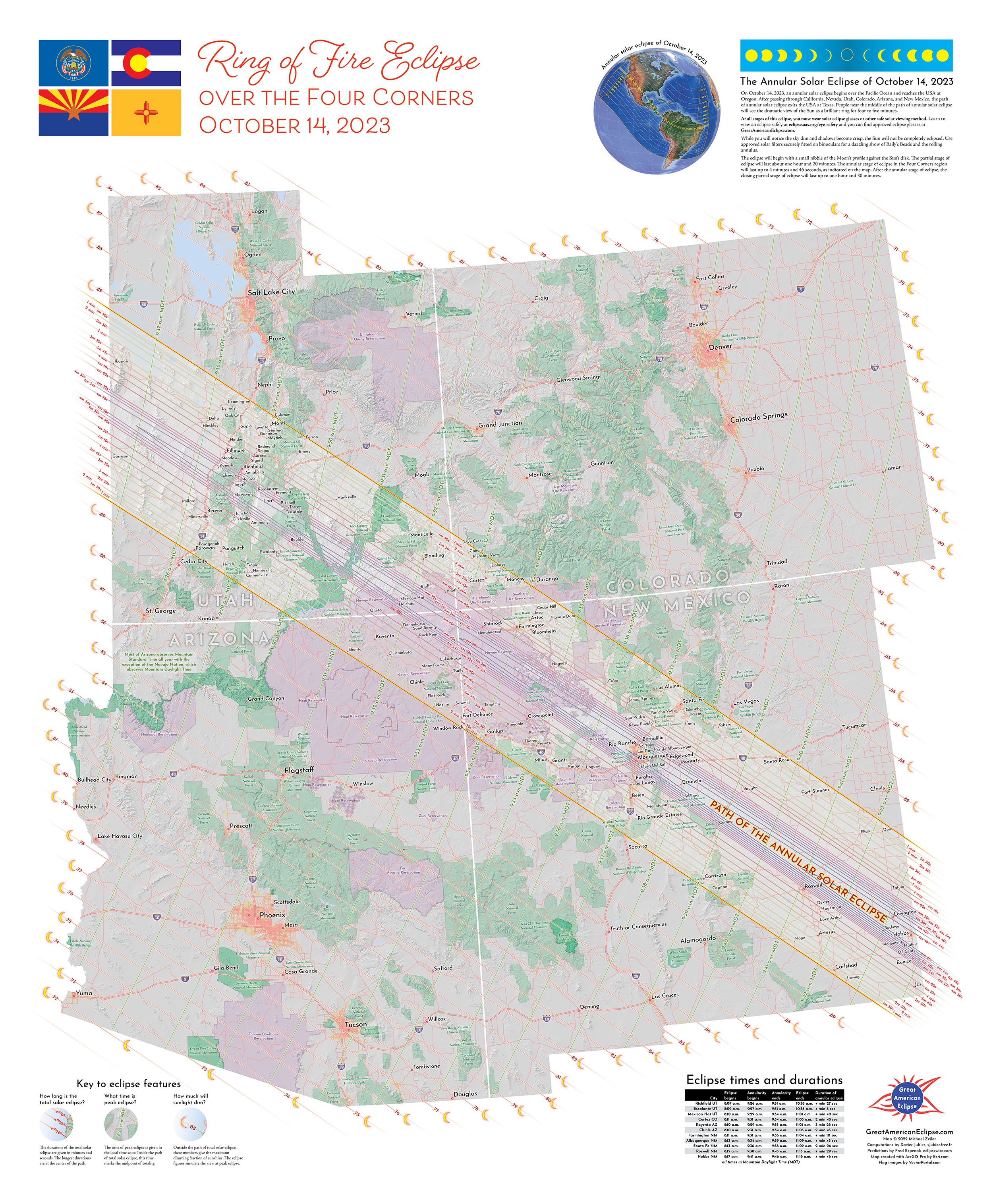 Annular solar eclipse 2023 Arizona — Great American Eclipse