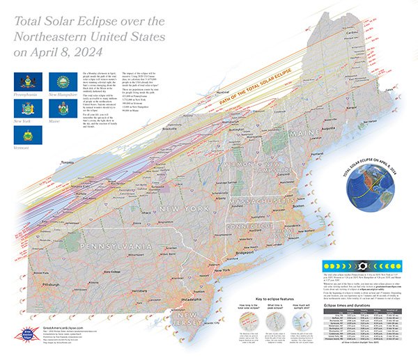 Total Solar Eclipse 2024 New York — Great American Eclipse