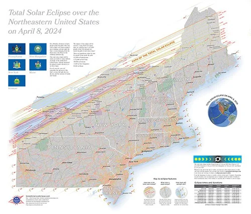 Total Solar Eclipse 2024 New York — Great American Eclipse