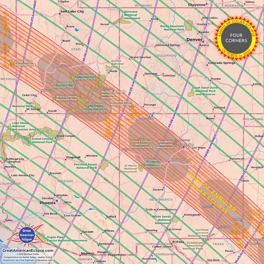 Annular solar eclipse 2023 Arizona — Great American Eclipse