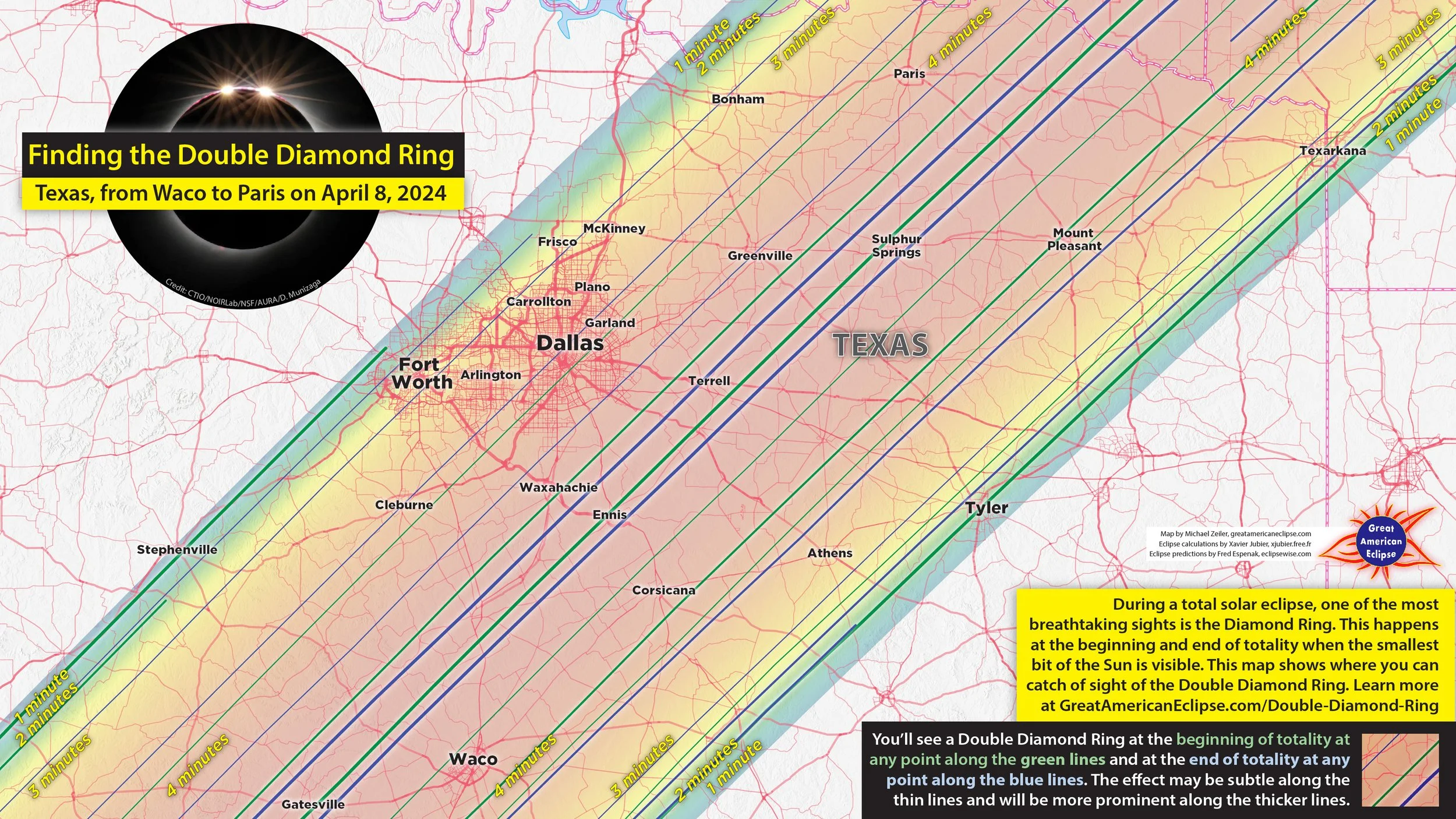 Double Diamond Ring — Great American Eclipse
