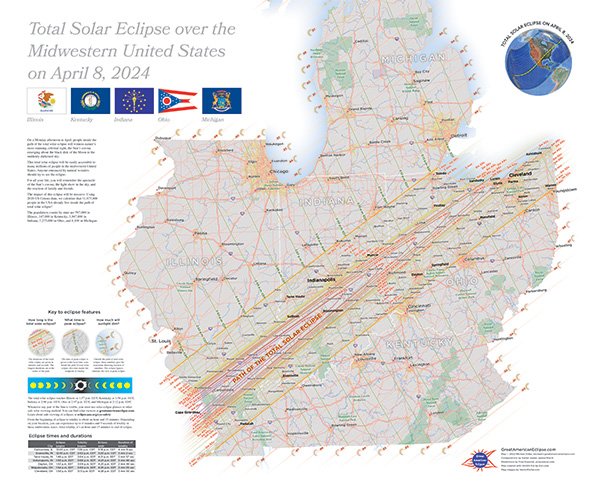 Total Solar Eclipse 2024 Ohio — Great American Eclipse