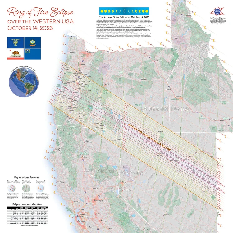 Annular solar eclipse 2023 Nevada — Great American Eclipse
