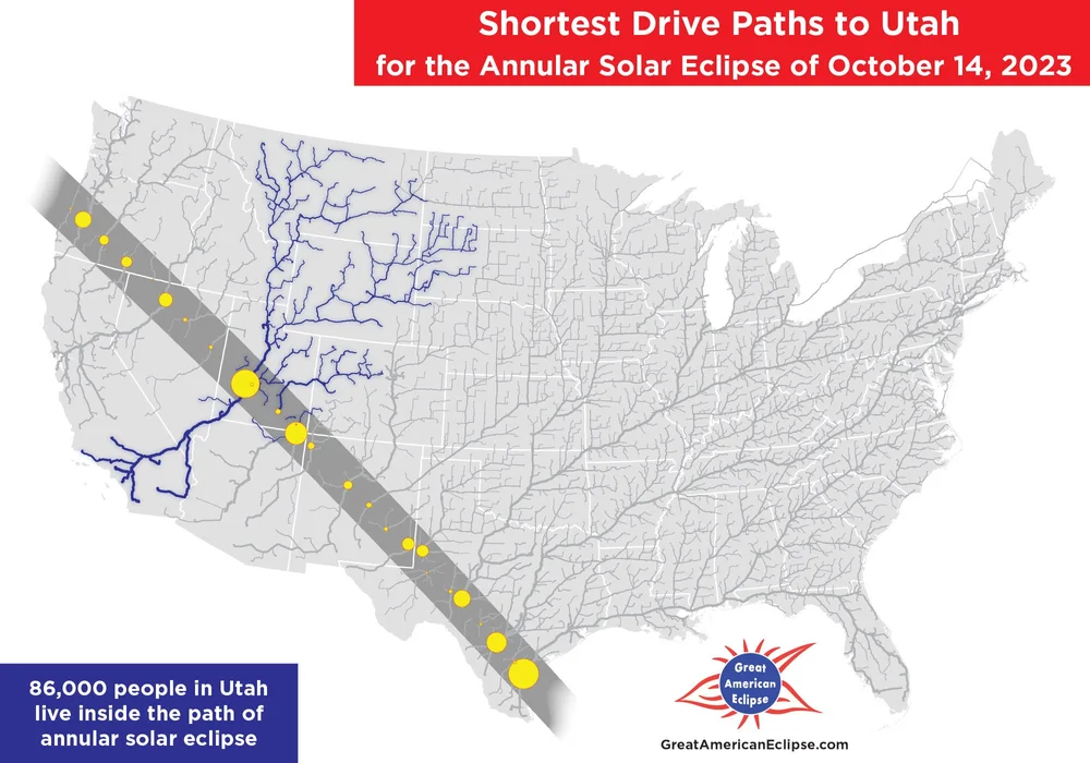 Annular solar eclipse 2023 Utah — Great American Eclipse