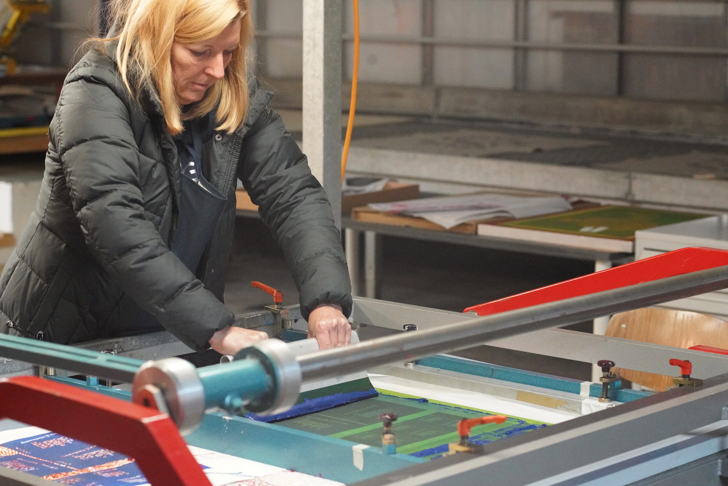 *Aktuell* Siebdruck Workshop — Ursula Hitz