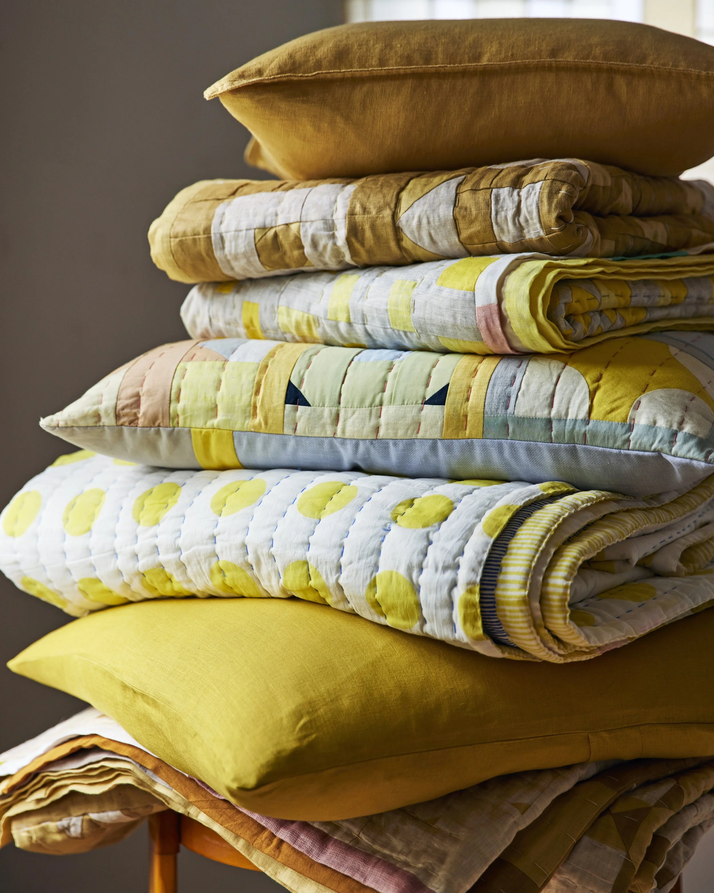 Tile Quilt - Wheat — THOMPSON STREET STUDIO