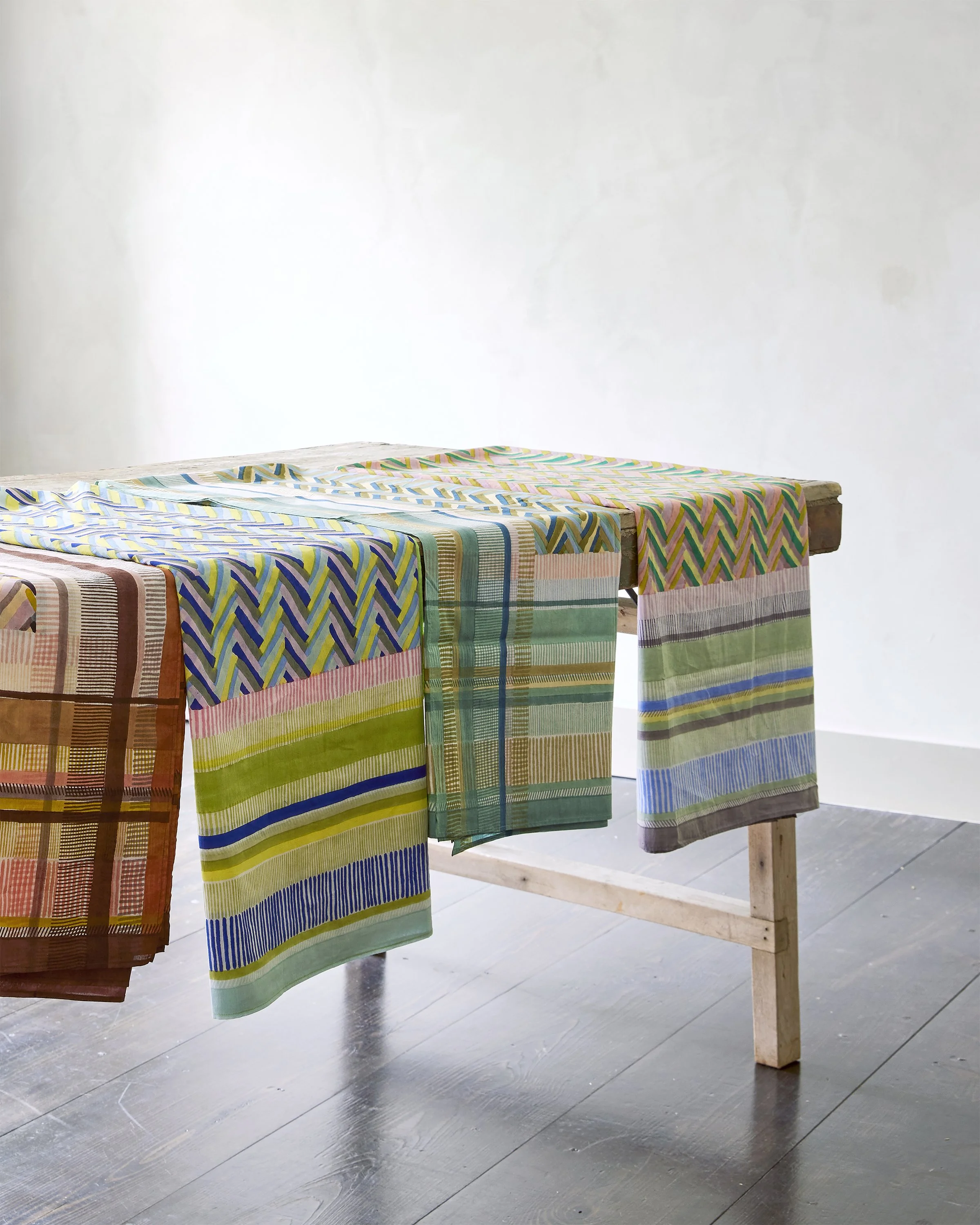 Chevron Tablecloth - Multi — THOMPSON STREET STUDIO