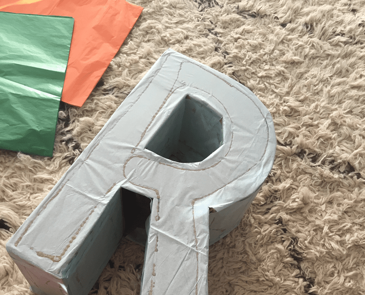 DIY: Make Your Own Initial Pinata — THE GREAT GOODNESS