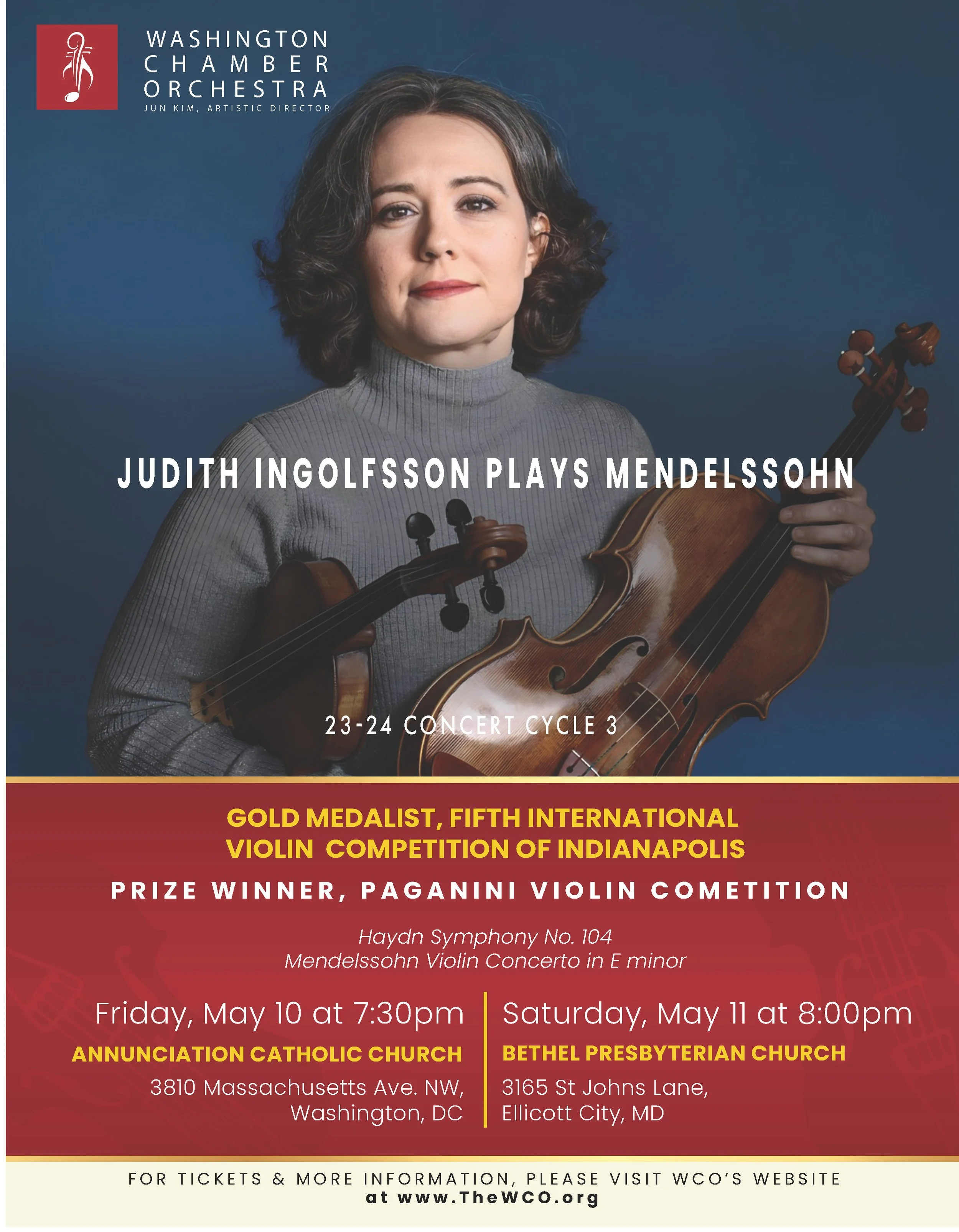 The WASHINGTON CHAMBER ORCHESTRA