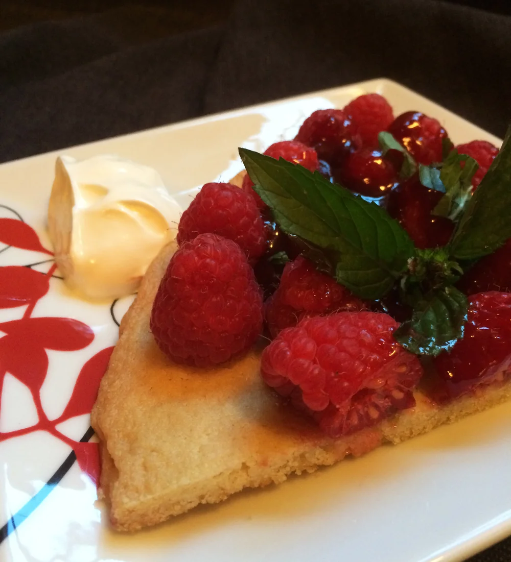 Cookie Dough Raspberry Tart — Good Food Makes Me Happy!