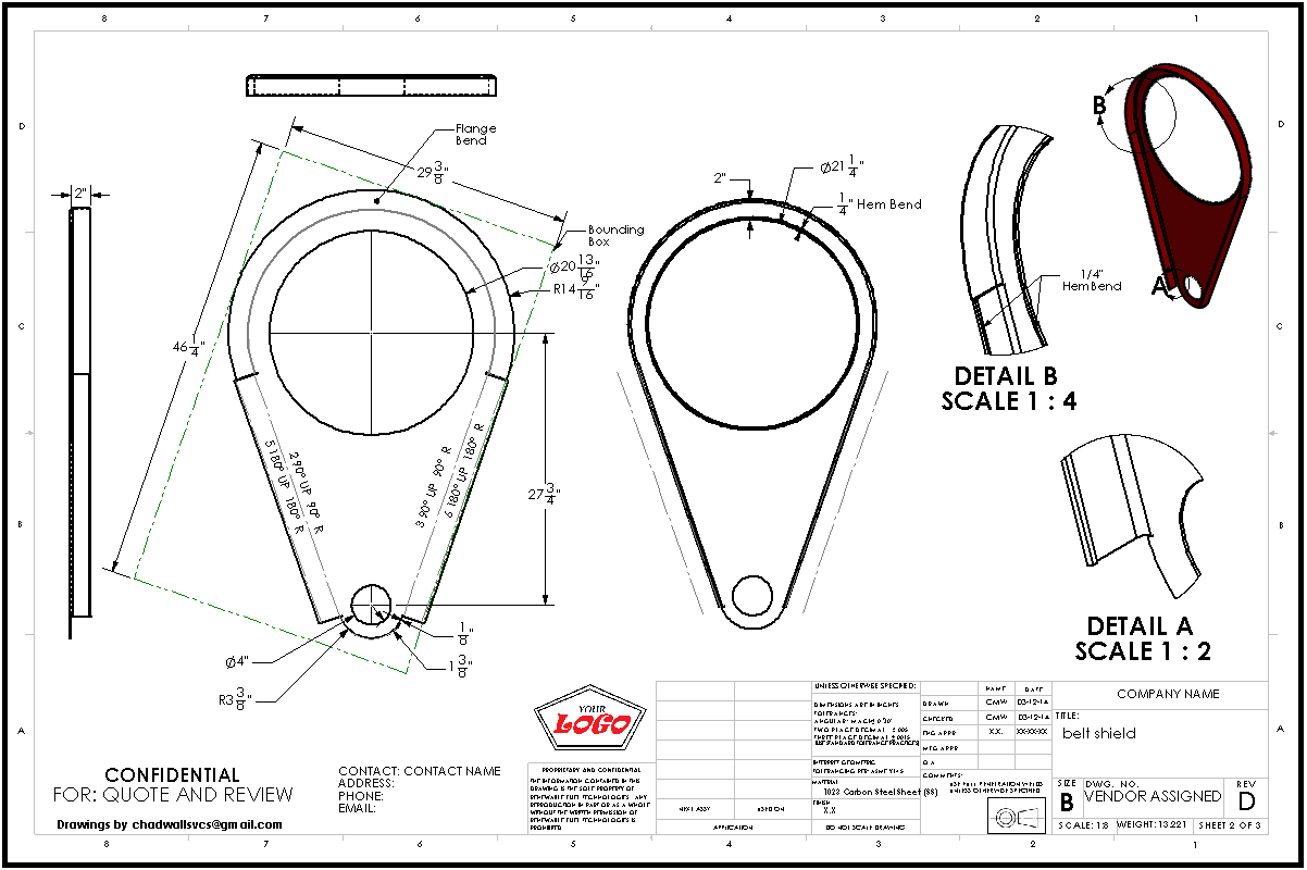Fabrication Drawings — CHAD M. WALL CONSULTING AND SERVICES