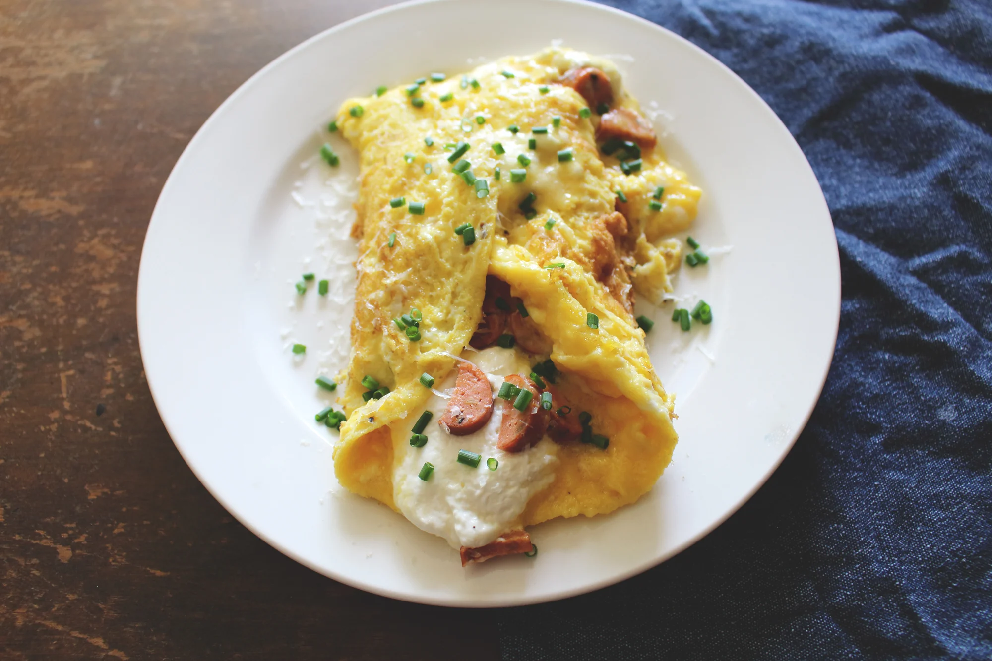 Salmon Omelette — Braised & Burnt