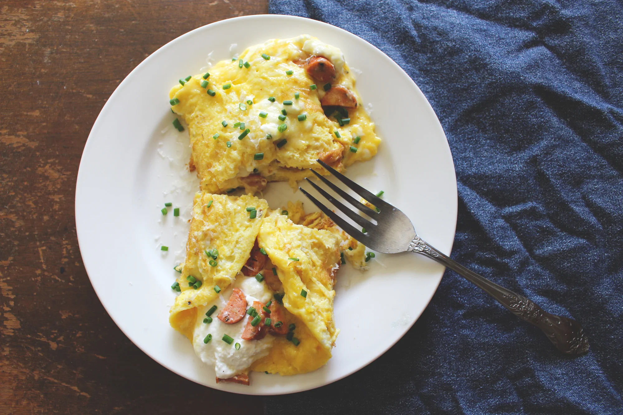 Salmon Omelette — Braised & Burnt