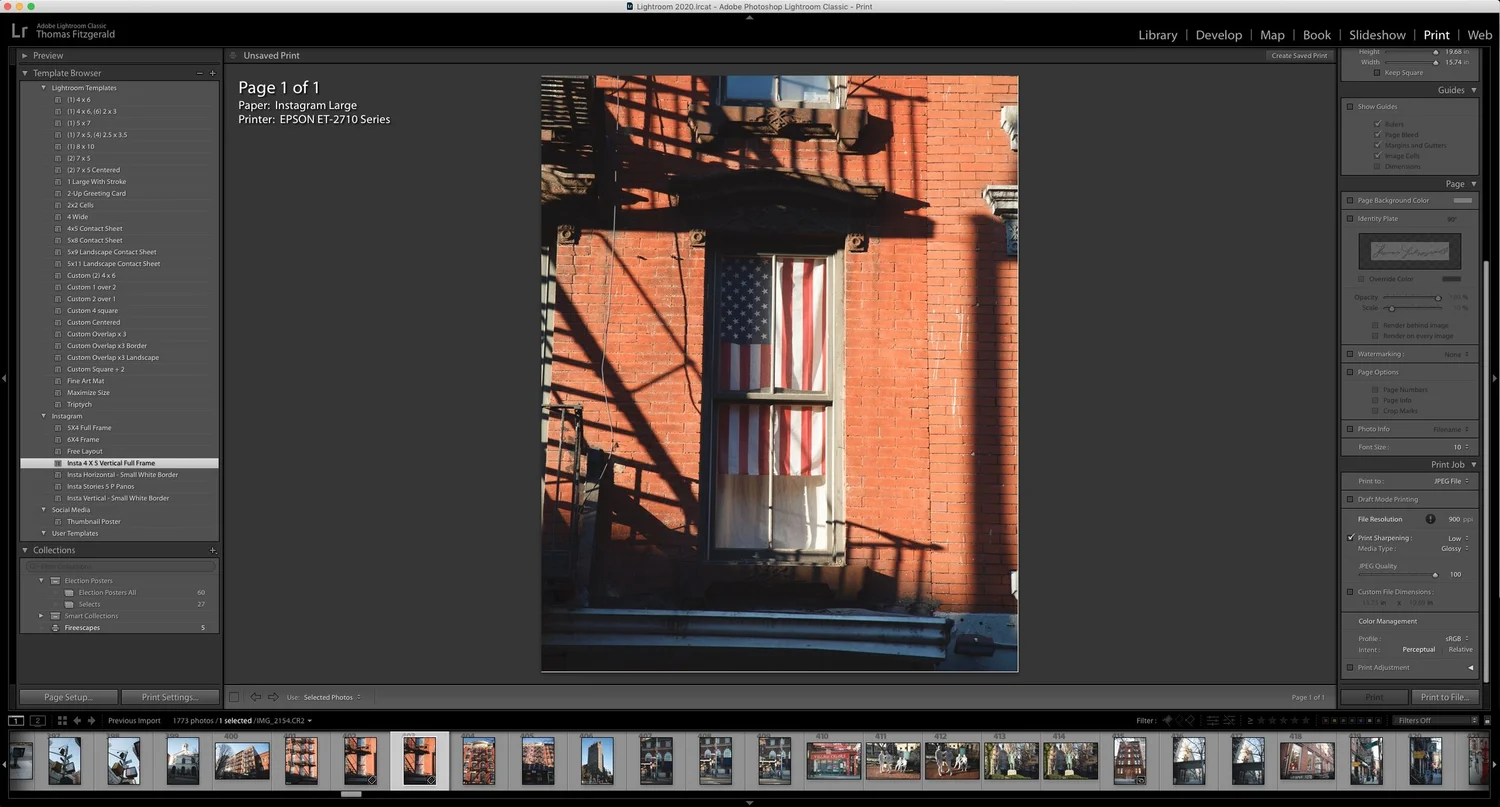 More Lightroom Print Module Tips for Creating Social Media Images ...