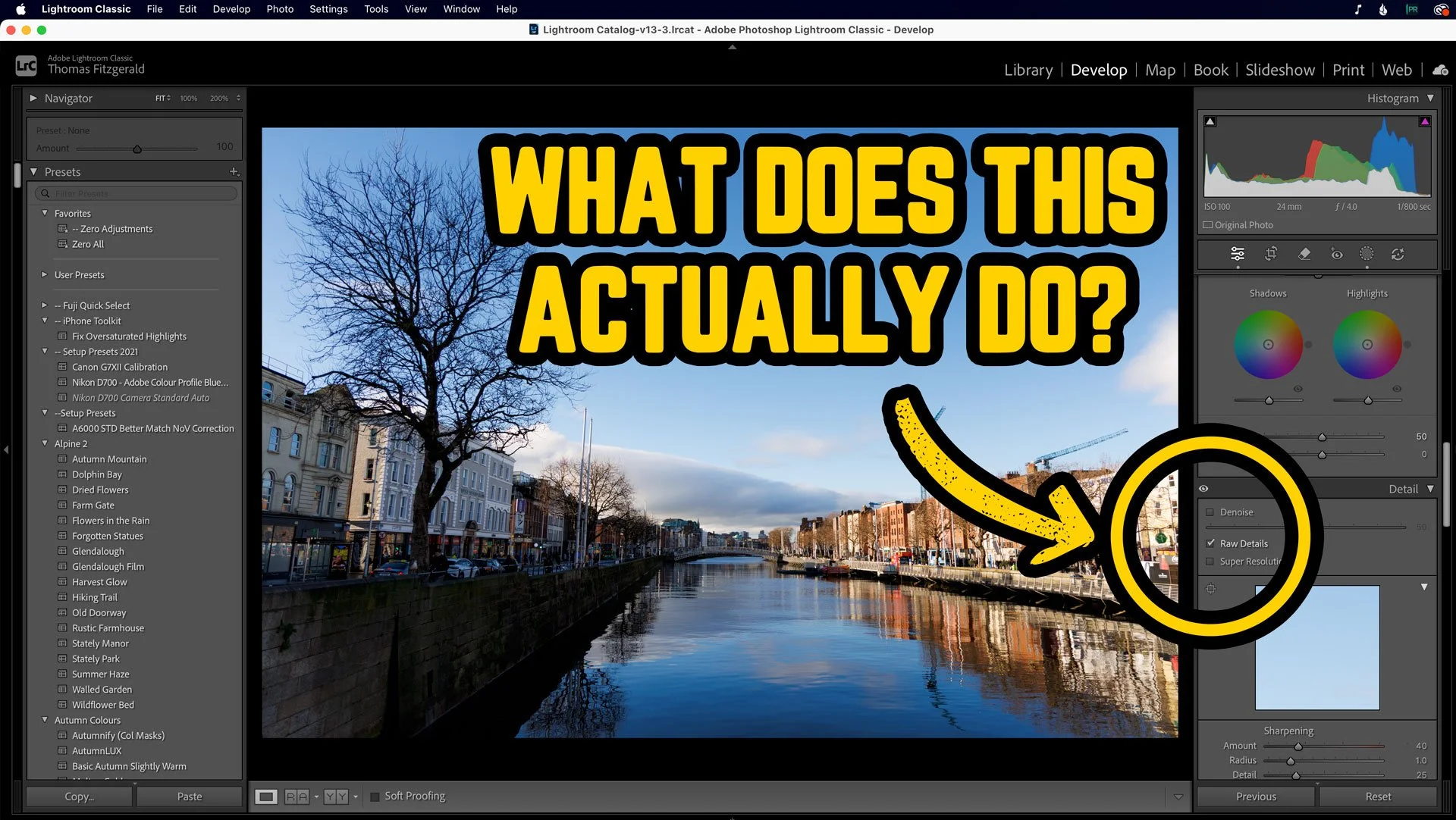 What’s the point of RAW Details in Lightroom? Here’s a perfect example ...