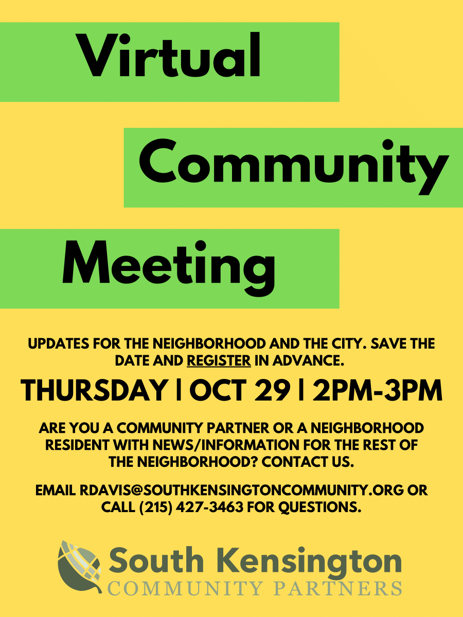 Community Meeting Flyer