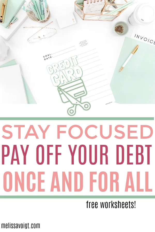 Credit Card Debt Worksheet